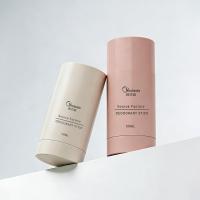 China Empty 50g Plastic Deodorant Tubes Biodegradable PP Deodorant Containers 75G Solid Cream for sale