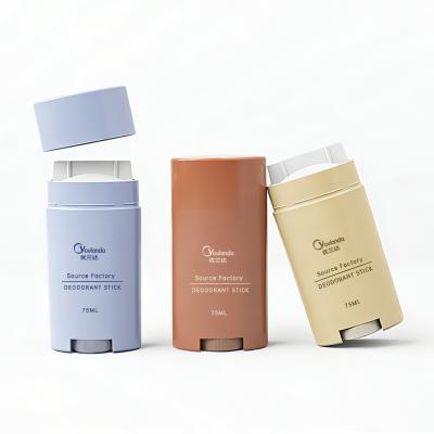 China 75g Deodorant Stick Container Cosmetic PP Empty Deodorant Packaging Solid Packaging for sale
