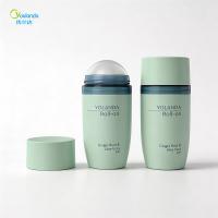 China Lightweight Plastic 50ml Empty Roll On Bottle Suitable for Essential Oils and Deodorant Formulations with Smooth Roller for sale