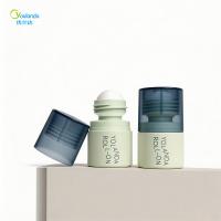 China New 20ml PP Cylinder Roll-On Bottle-Refillable Roller Ball for Liquid Cream Serum Perfume Body Lotion-Cosmetic Packaging Screen for sale