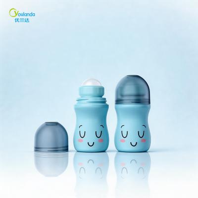 China 30ml All Plastic Roll On Bottle For Serum Essential Oil Cosmetic Packaging Metallic Roll On Bottle for sale