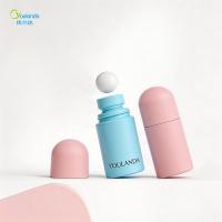 China 50ml Electroplated Roller Bottle PP Silver Roller Bottle For Hair Body Care Custom Printing for sale