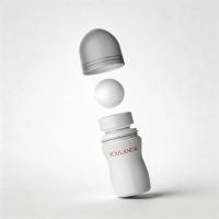 China 50ml Plastic Deodorant Roll On Bottle For Body Plastic Roller Ball Empty Round Essential Oil Roller Bottle for sale