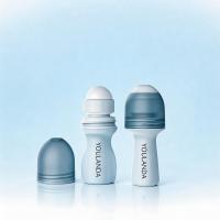 China 50ml Plastic Deodorant Roll On Bottle For Body Plastic Roller Ball Empty Round Essential Oil Roller Bottle for sale
