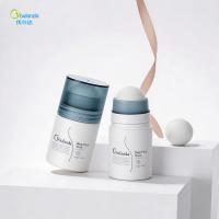 China 50ml 60ml Straight Round Plastic Roll On Bottle 4-Piece Set Body Deodorant Roller Bottle for sale
