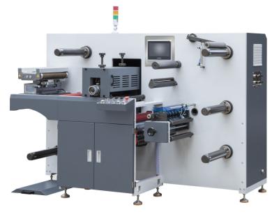 China SR-350 Semi-Rotary Die Cutting And Slitting Machine 650mm Paper Die Cutting Machine for sale