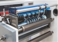 China SR-350 Semi-Rotary Die Cutting And Slitting Machine 650mm Paper Die Cutting Machine for sale
