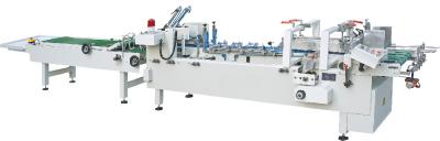China Fully Automatic Edge Pasting Box Gluing Machine For Paper Box  Folder Gluer Machine 580 for sale