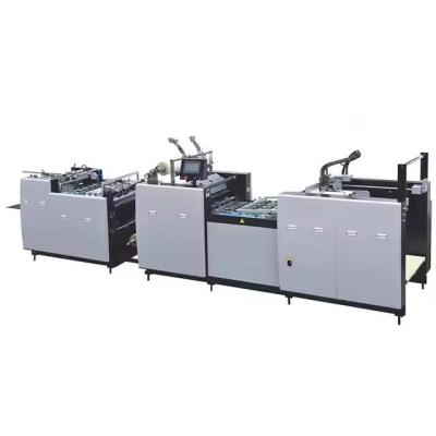 China FM-800 Fully Automatic Industrial Laminating Machine For Pre Glue And Glueless Film Auto Laminator for sale