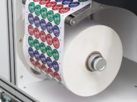 China Digital Color Label Maker Roll To Roll Adhesive Inkjet Sticker Printer  Label Printing Machine And Cutter for sale