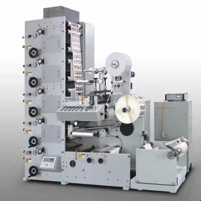 China Multi Color Self Adhesive Car Sticker Flexo Label Printing Machine 6 Colour for sale