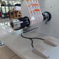 China Label Inspection Machine Manual Operation Label Sticker Checker Rewinder Machine  350 for sale