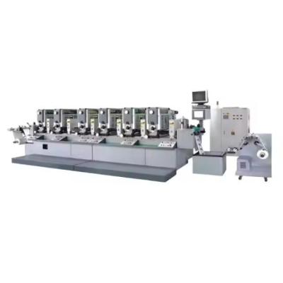 China Full Servo Label Intermittent Letter Press Flexo Printing Press  6 Colors Flexo Printing Machine for sale