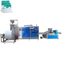 China Automatic Disposable Towel Folder Packer High Speed Disposable Bath Towel Folding Machine 380V for sale
