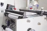 China Automatic Turret Label Slitting And Rewinding Machine With Rotary Die Cutting 330 for sale