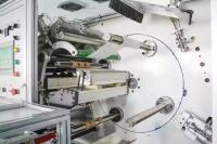 China Automatic Turret Label Slitting And Rewinding Machine With Rotary Die Cutting 330 for sale