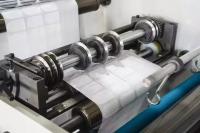 China Automatic Turret Label Slitting And Rewinding Machine With Rotary Die Cutting 330 for sale