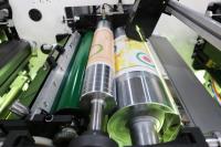 China High Speed Automatic 8 Color Flexo Roll To Roll Sticker Lable Printing Machine With Video Camera for sale