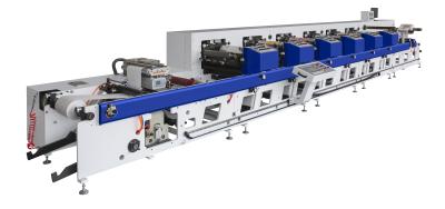 China 350mm Max Width Inline Flexo Printing Machine 1.7mm Printing Plate Thickness for sale