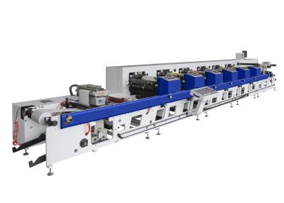 China Roll To Roll Flexo Printing Machine Servo Motor Controlled for sale