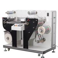 China Media Width 100-330mm Automatic Laser Label Sticker Paper Roll Die Cutting Machine With High Precision Servo Motor for sale