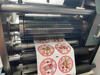 China Intermittent Label Full Rotary Slitting Die Cutting Machine 120m/min for sale