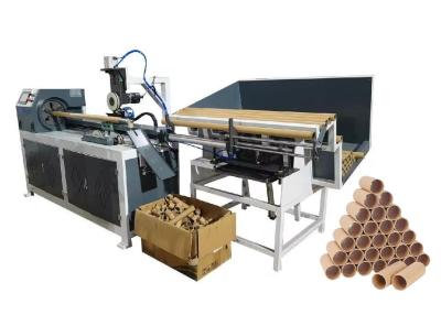 China Industrial Automatic Paper Core Cutter Machine 1100-1300mm Tube Length for sale