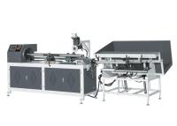 China PLC Touch Screen Paper Pipe Core Cutting Machine with Auto Loading for sale