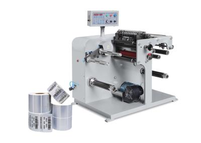 China Automatic Turret Rewinder Slitter Machine for Blank Labels 350mm for sale