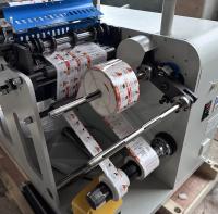 China Automatic 450mm Label Slitting Machine with Turret Rewinder 220V for sale