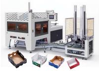 China Fully Automatic Corrugated Box Making Fruit Carton Corrugated Box Folding Machine With Automatic Stacker for sale