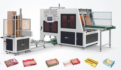China Fully Automatic Multifunctional Fruit Box Folding Machine for sale