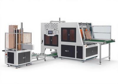 China Automatic Corrugated Vegetables Carton Box Making Fruit Box Folding Machine for sale