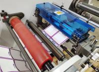 China SR-350FG Automatic High Paper Speed Lable Slitting Cutting Rewinding Machine for sale