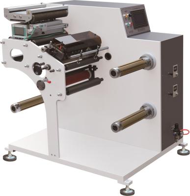 China SR-350FZ Servo Motor Driven 200m/min Slitter Rewinder Machine Press & Cutting Plotter with Gear Pump Engine PLC Core Components for sale