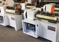 China SR-500 Custom Shaft Inner Diameter Semi-Auto Paper Core Cutting Machine 6 Rotary Blades Pump Motor for Multi-Size Paper Tubes for sale