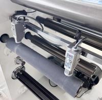 China SR-350 Automatic Turret Type Rewinder Paper Slitter Cut Rewinder Machine For Blank Lables for sale