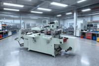 China SR-350Z Automatic Medium Speed Precision Label Die Cutting Machine With Auto Waste Stripping & Registration Control for sale