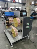 China Label Slitting Machine Featuring Servo Motor and PLC Control System for Precise Tension Control and Accurate Meter Counting for sale