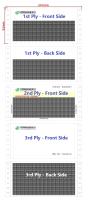 China Security Envelope 3 Ply for Banks 241x93MM for sale