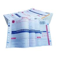 China 4 Part Printed Perforated Waybill NCR Carbonless Copy Form for sale