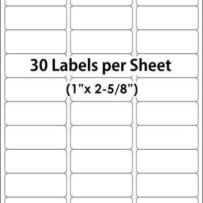 China Easy Peel Printable Address Labels, Thermal Adhesive Labels, 1
