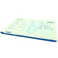 China 3 Ply NCR Carbonless Lab Book 3 Part Lab Form Left Side Edge Glued with Coding on Each Page for sale