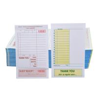 China 2 Part Carbonless Guest Check for Servers Waitress Notepad for Restaurants 2 Part Catering Form for sale