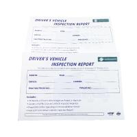 China 2 Part NCR Carbonless Drivers Vehicle Inspection Report Book for sale