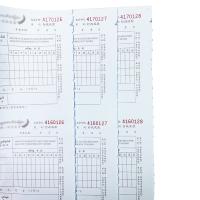China 4 Ply Pre Printed Carbonless Tax Invoice Wraparound Book with Serial Numbers for sale