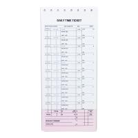 China 10 Flags Mechanics Daily Time and Job Ticket 3 Part Carbonless Form for sale