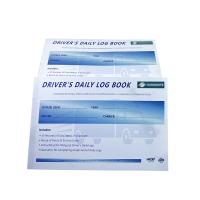 China 2 Ply Carbonless Driver's Daily Log Book with Folding Back Board for sale