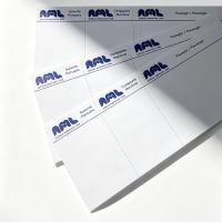 China Thermal Flight Boarding Pass with QR Code UV Printing for sale