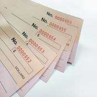 China 3-Part Carbonless Money Rent Receipt Book with Rainbow Printing for sale